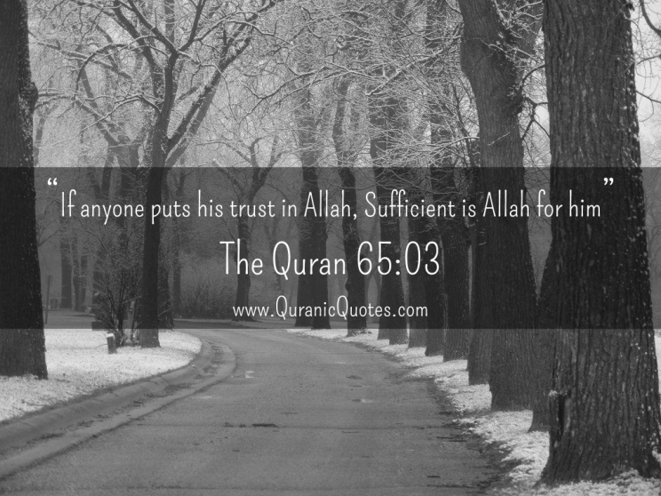 #115 The Quran 65:03 (Surah at-Talaq) | Quranic Quotes
